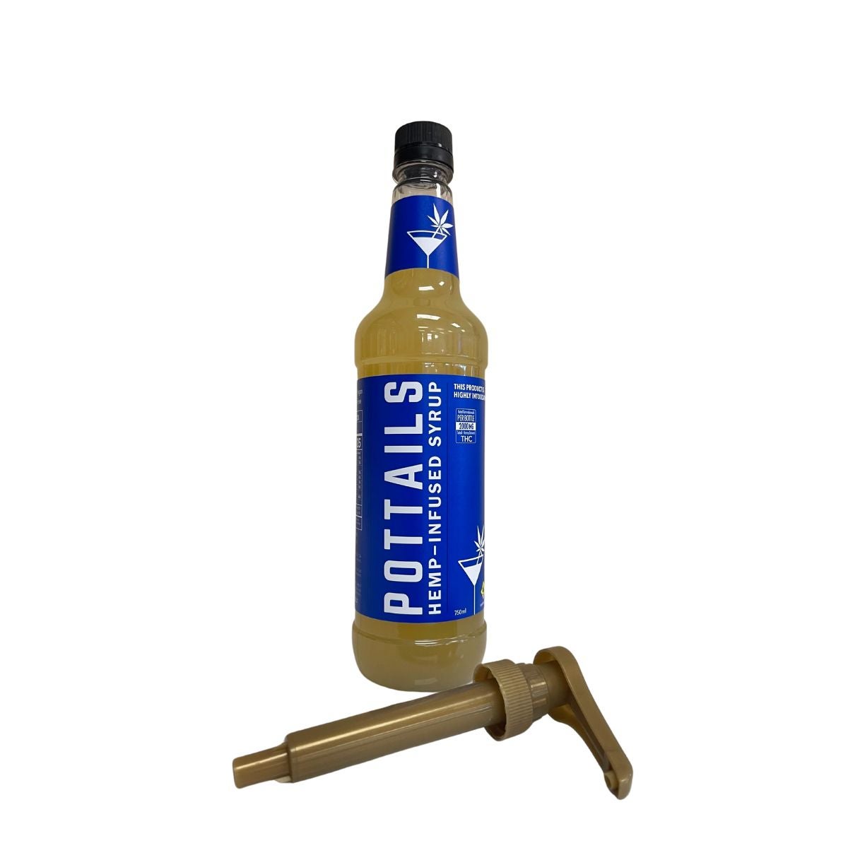 POTTAILS – Infused Syrup (Cane Sugar) – Delta 9 THC (2000mg/750mL ...