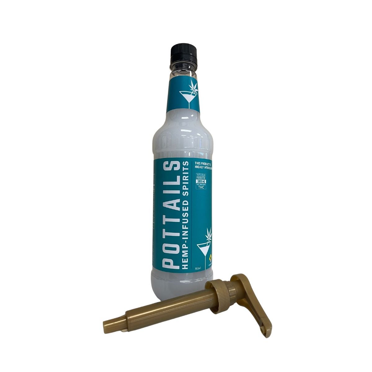 POTTAILS – Infused Spirits – Delta 9 THC Sugar-Free (2000mg/750mL ...