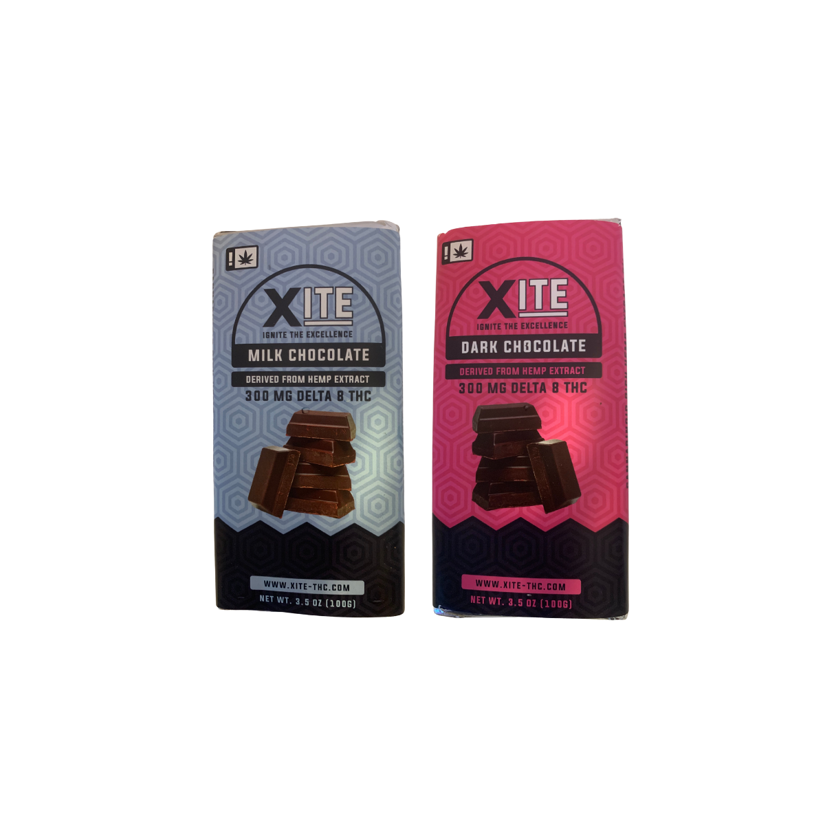 Delta 9 THC/CBD 300mg Chocolate Candy Bar - Xite (15 mg per break ...