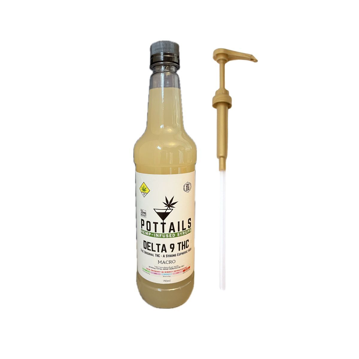 PotTails - Infused Syrup: Delta-9 THC (2000mg / 750ml) | Modern ...
